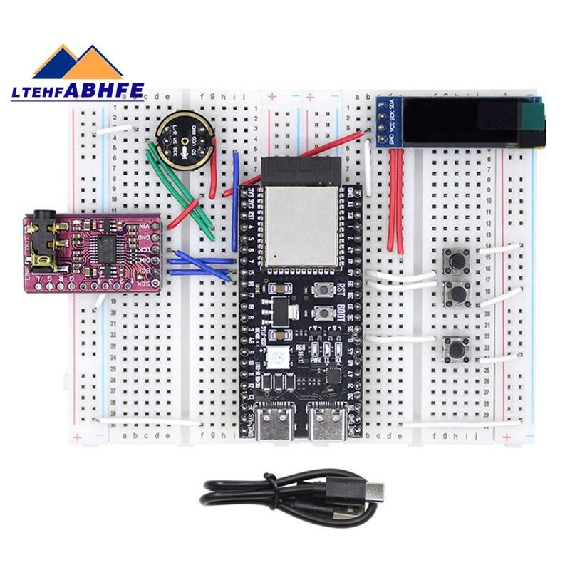 Ai Voice Chat Robot ESP32-S3 Development Board Breadboard 3.5mm Audio ชุดสําเร็จรูปสําหรับ ...