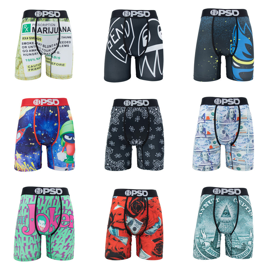 Ozpsd 1 ชิ้น Breathable พิมพ์กางเกงบุรุษ Plus ขนาด L-3XL ผู้ชายชุดชั้น ...