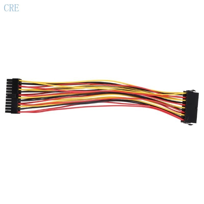 Cre 24Pin ATX ชายหญิงแหล่งจ่ายไฟสายต่อภายใน PC PSU TW Power Lead ...