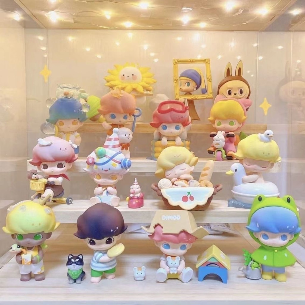 Dimoo Pet Vacation Series กล ่ องลึกลับรูปตกแต ่ งของขวัญสาว[คัดลอกฉบับ ...