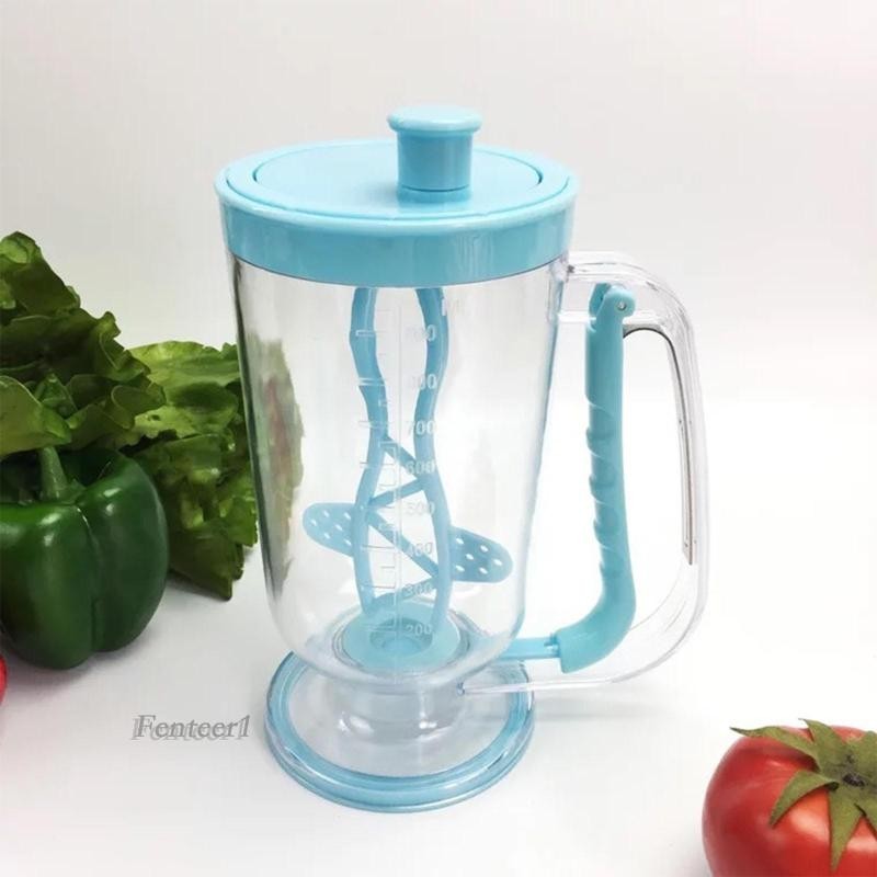 [Fenteer1] Batter Separator Funnel Crepes Handle Portion Control Cakes ...