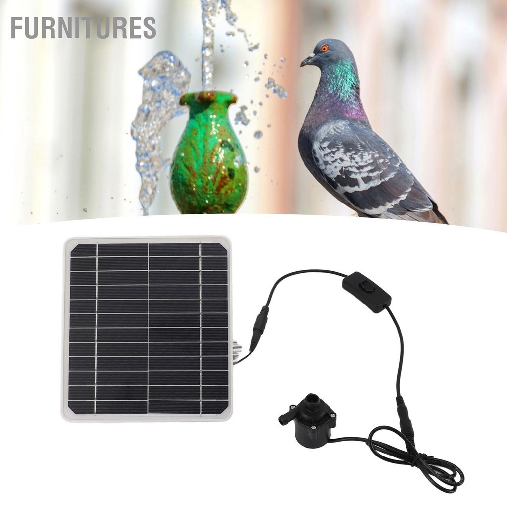 Furnitures 50W Solar Powered Water Pump Panel Kit 24 Hour Operation ...