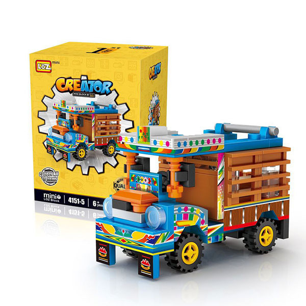 LOZ Mini Block Creator บริคหรรษาเที่ยวทั่วไทย รถอีแต๋น | Shopee Thailand