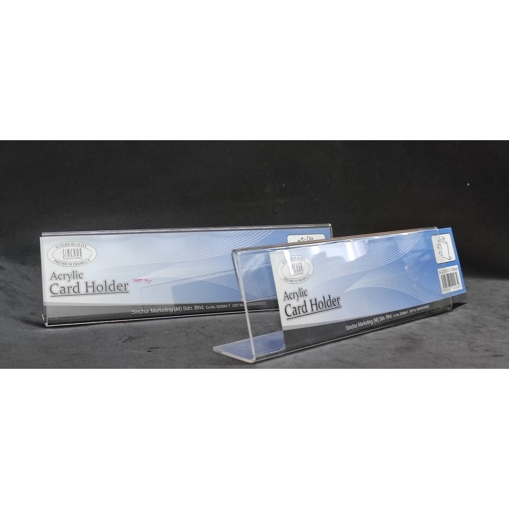 Acrylic CARD Holder L / ACRYLIC CARD Stand L / ที่วางขาตั้งชื่อ / ขา ...