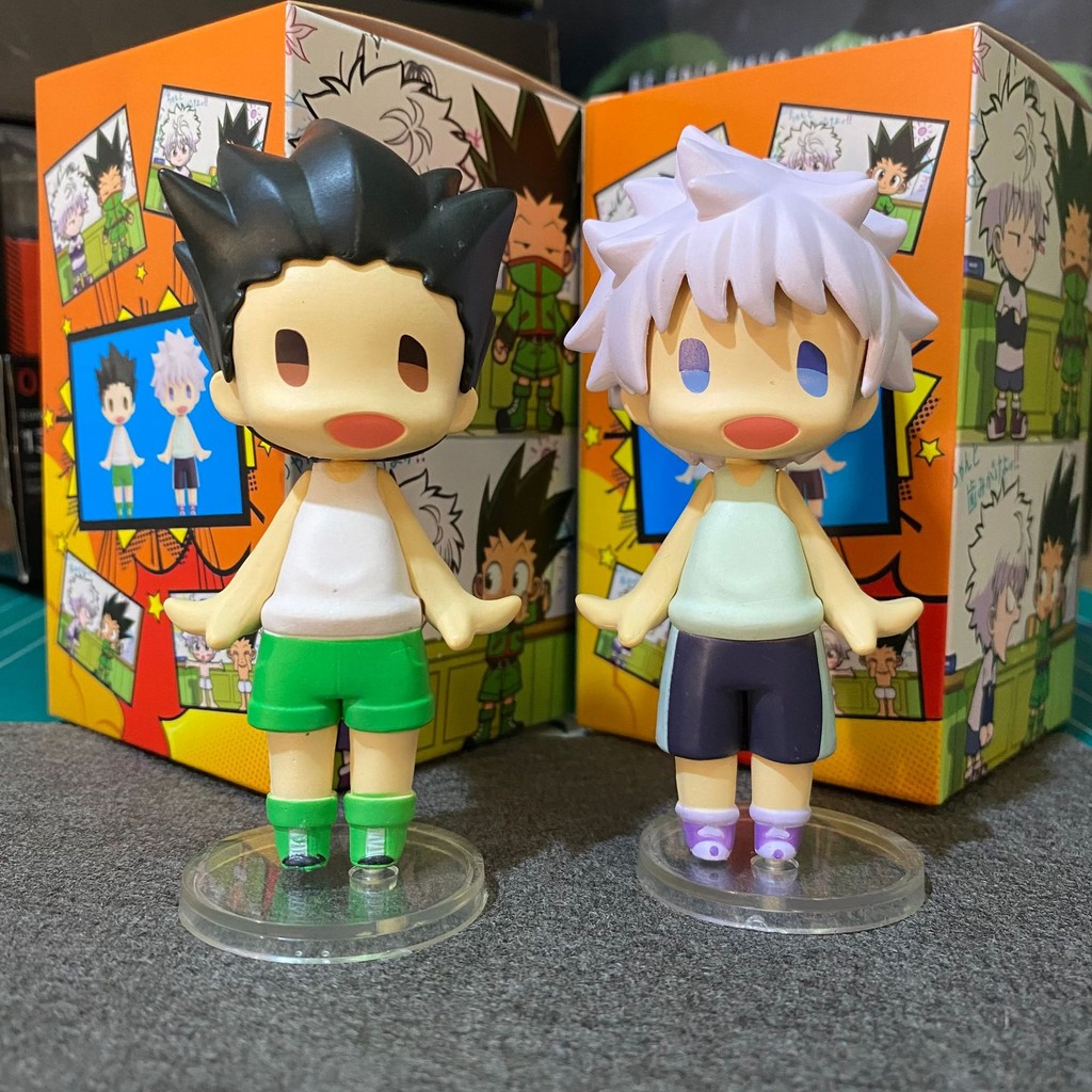 10 ซม Hunter X Hunter Killua Zoldyck Gon Freecss รูป Pvc รูปปั้นคอลเลก