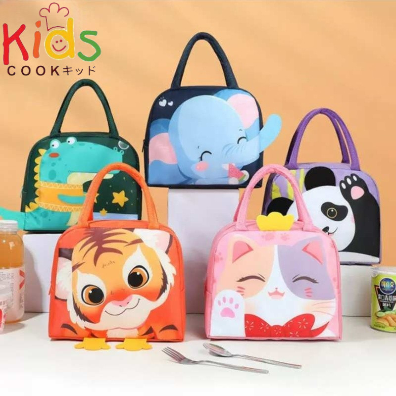 KIDSCOOK TV36 กระเป๋าเก็บอุณหภูมิ กระเป๋าใส่กล่องอาหาร เก็บร้อนเย็น (C6 ...