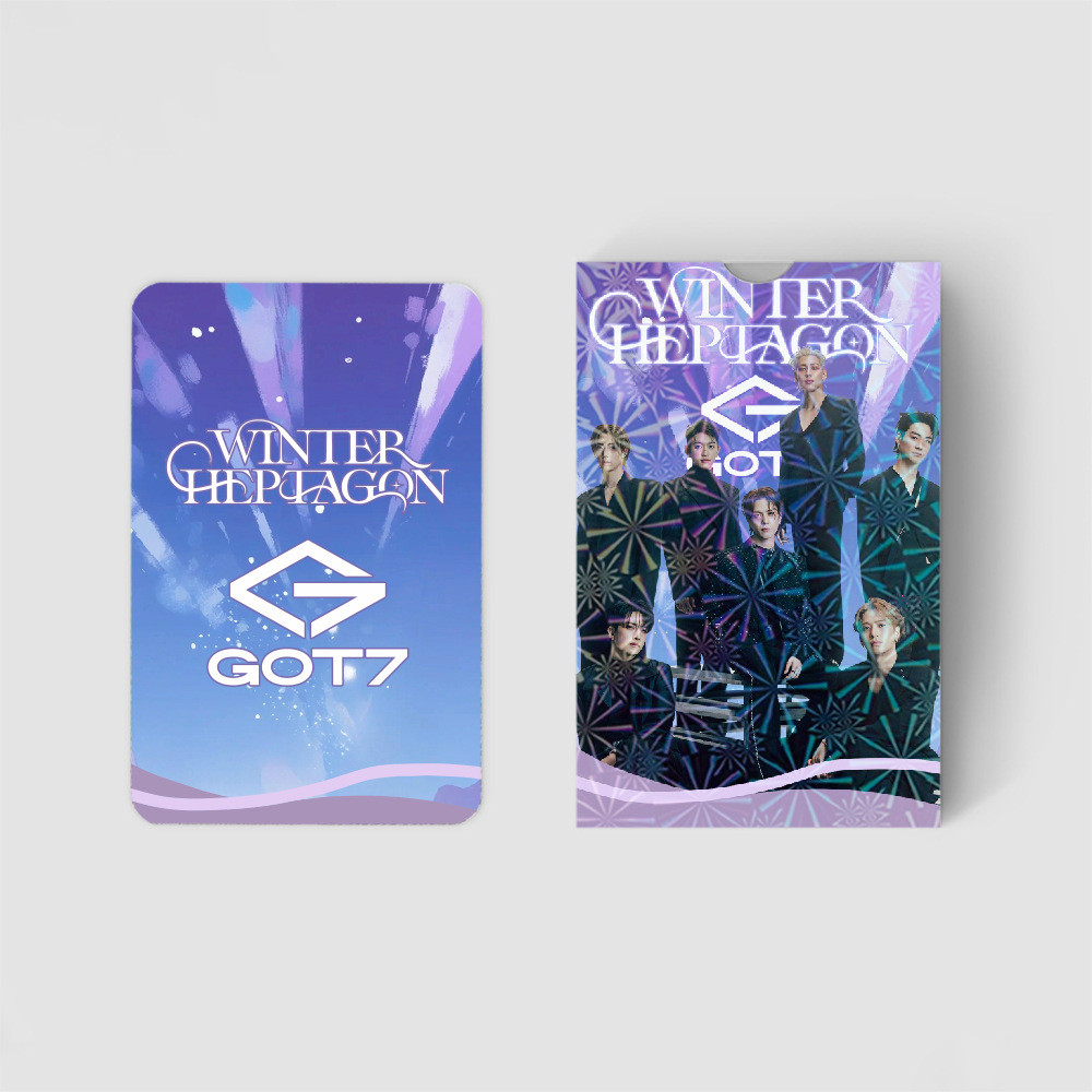 92 ชิ้น GOT7 PYTHON ฤดูหนาว HEPTAGON อัลบั้ม Lomo การ์ด Jay B JinYoung ...
