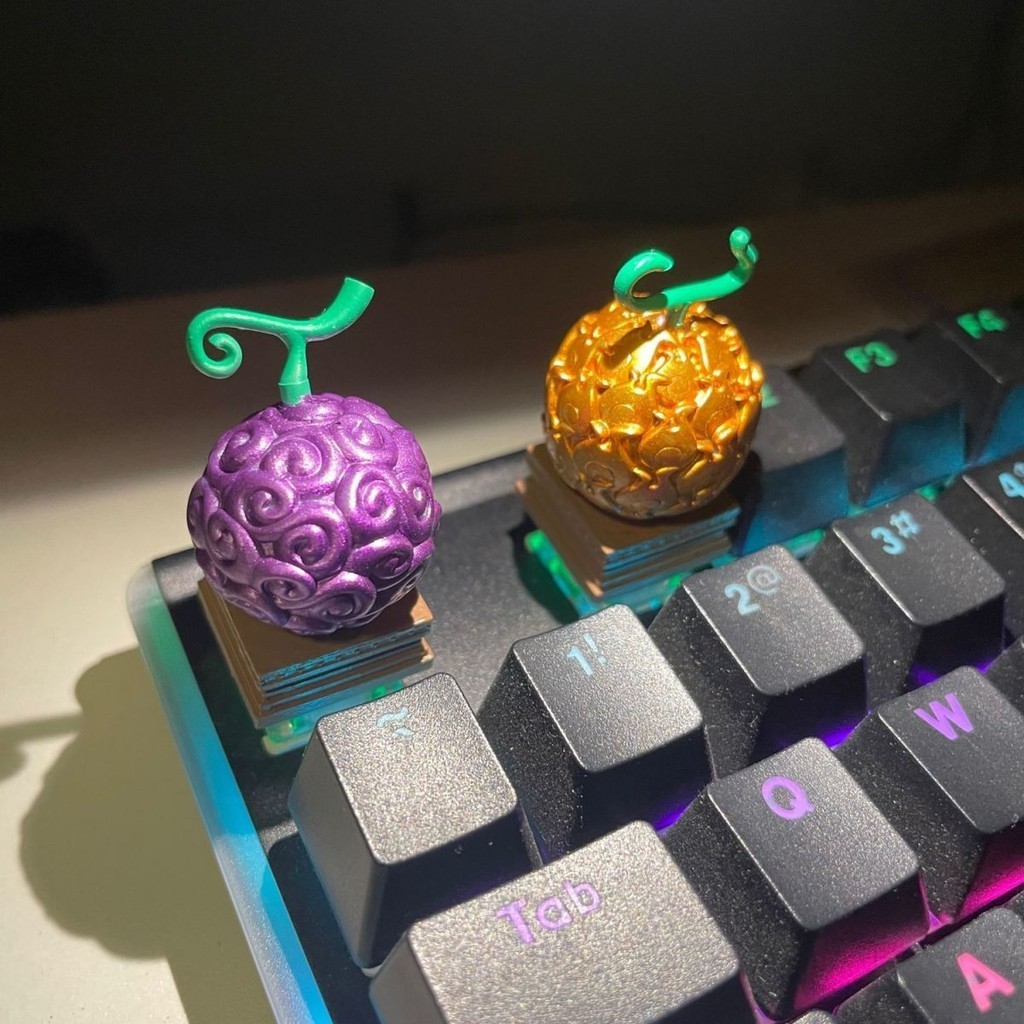 One Piece Keycap Demon ผลไม ้ คีย ์ บอร ์ ด DIY Keycap ญี ่ ปุ ่ นอะนิเ ...