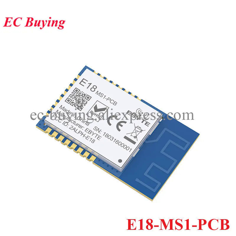 CC2530 Zigbee 2.4GHz Wireless Transmitter Receiver Zigbee Module 4 dBm EBYTE E18-MS1-PCB For ...