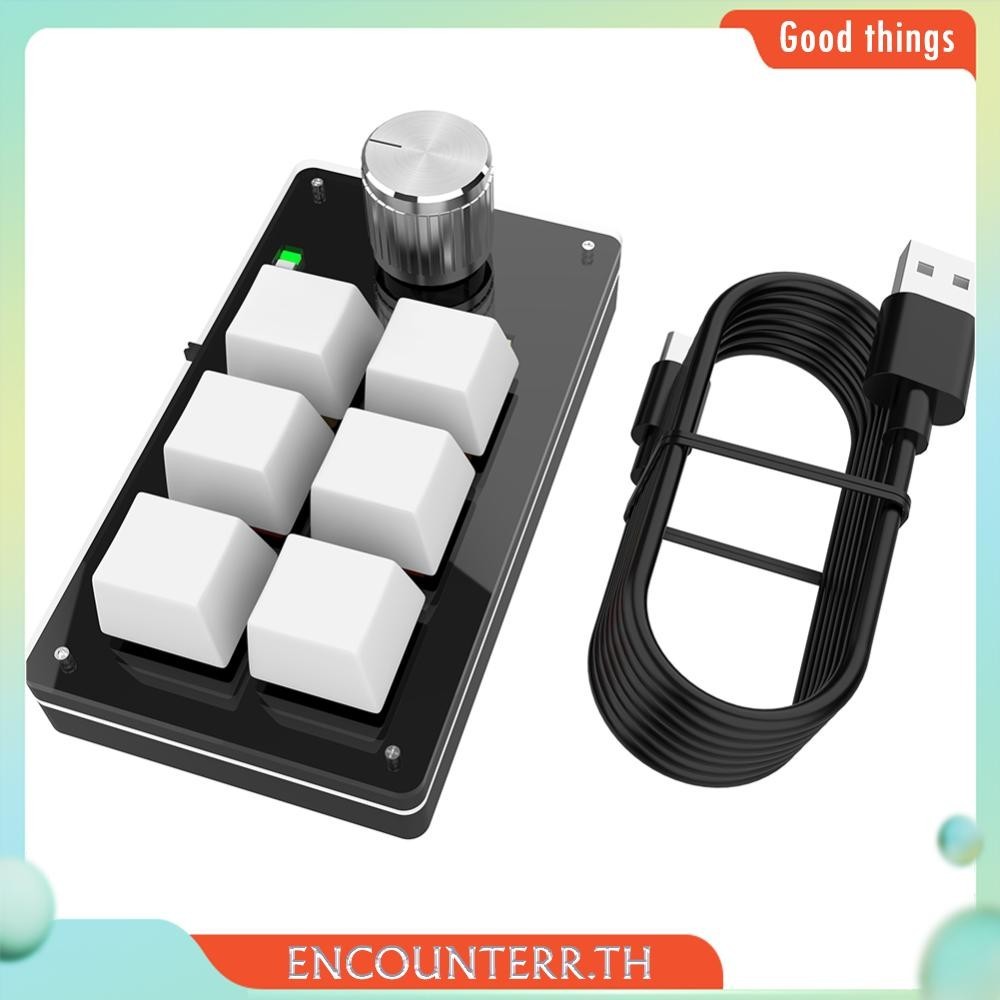 Encounterrth 6 Key 1 Knob Programming Macro Custom Knob Keyboard 8797
