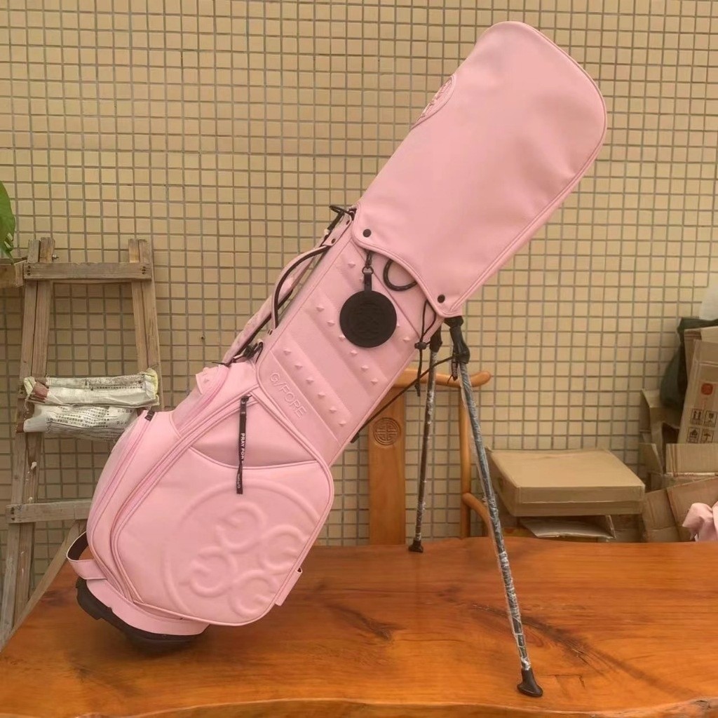 G4 Golf Bag Holder Club Standard คุณภาพสูงกระเป ๋ าสุภาพสตรีสีชมพูขนาดใ ...