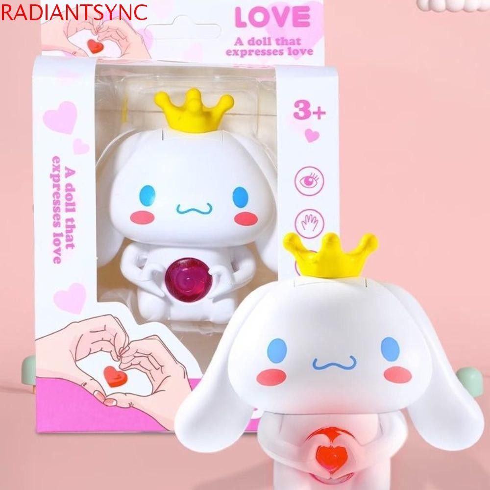 Radiantsync Kuromi ตุ๊กตาเสียงเรืองแสง, ตุ๊กตาเสียง Kuromi Luminous Cinnamoroll, สามารถพูดฉันรัก ...