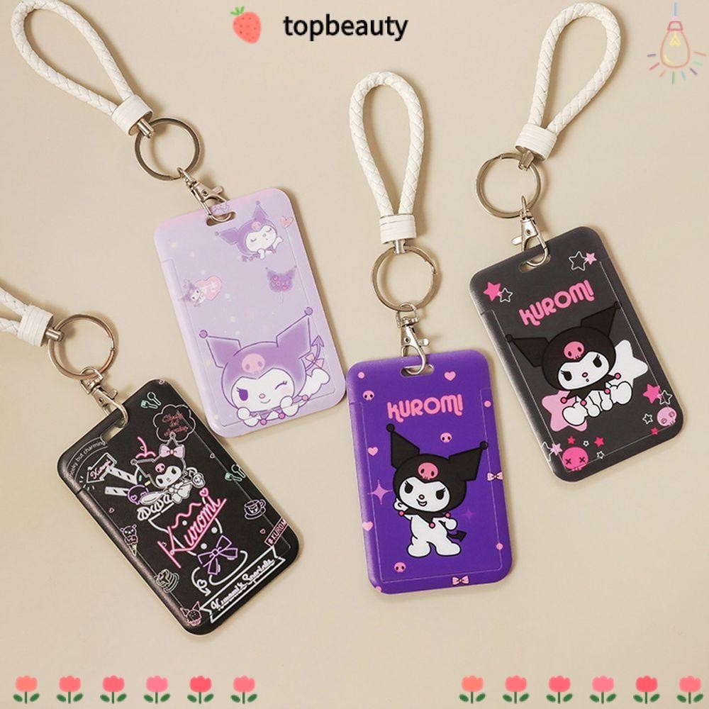 Topbeauty การ์ดเกาหลีนักเรียน Kawaii Kuromi Bus พวงกุญแจบัตรเครดิต ...