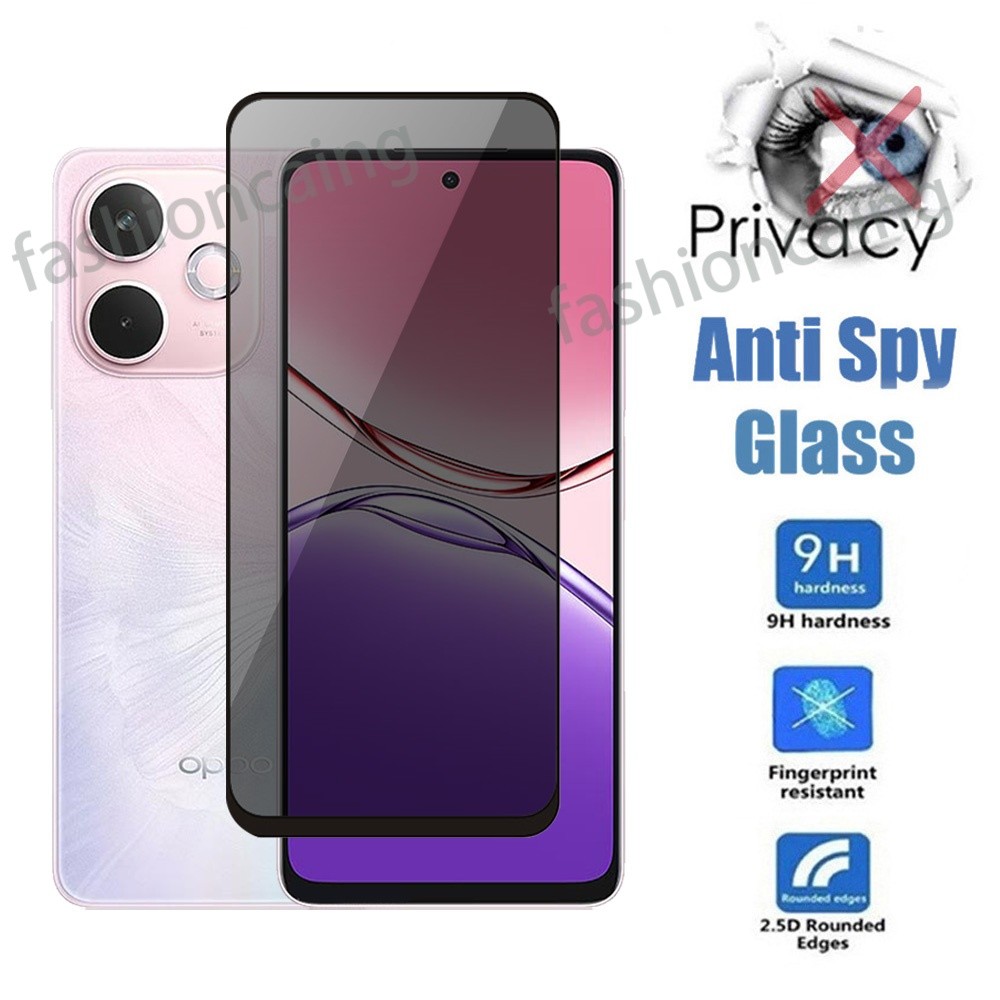Anti-spy กระจกนิรภัยป้องกันฟิล์มสําหรับOppo A5 A3 Pro A5Pro A3Pro 3 5 Pro A3X OppoA5Pro ...
