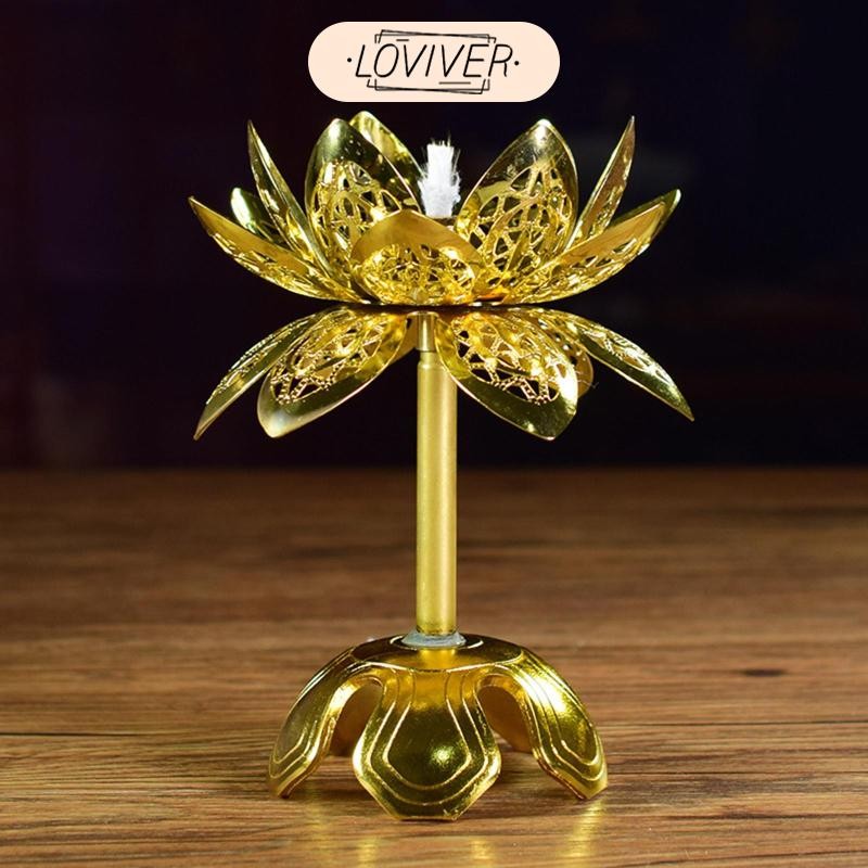 Retro โคมไฟเนย Wick Holder Telescopic Ghee โคมไฟผู้ถือ Wick Rack ...