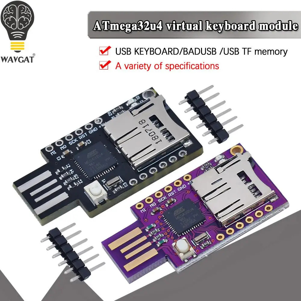 CJMCU-คีย์บอร์ดเสมือน badusb USB TF Memory Keyboard ATmega32U4สำหรับ Arduino | Shopee Thailand