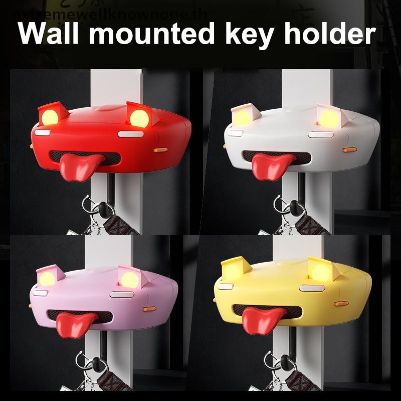Ewth รถตกแต่ง Key Finger Rack Creative รถเปิดไฟหน้าพวงกุญแจ Hook สนุก ...