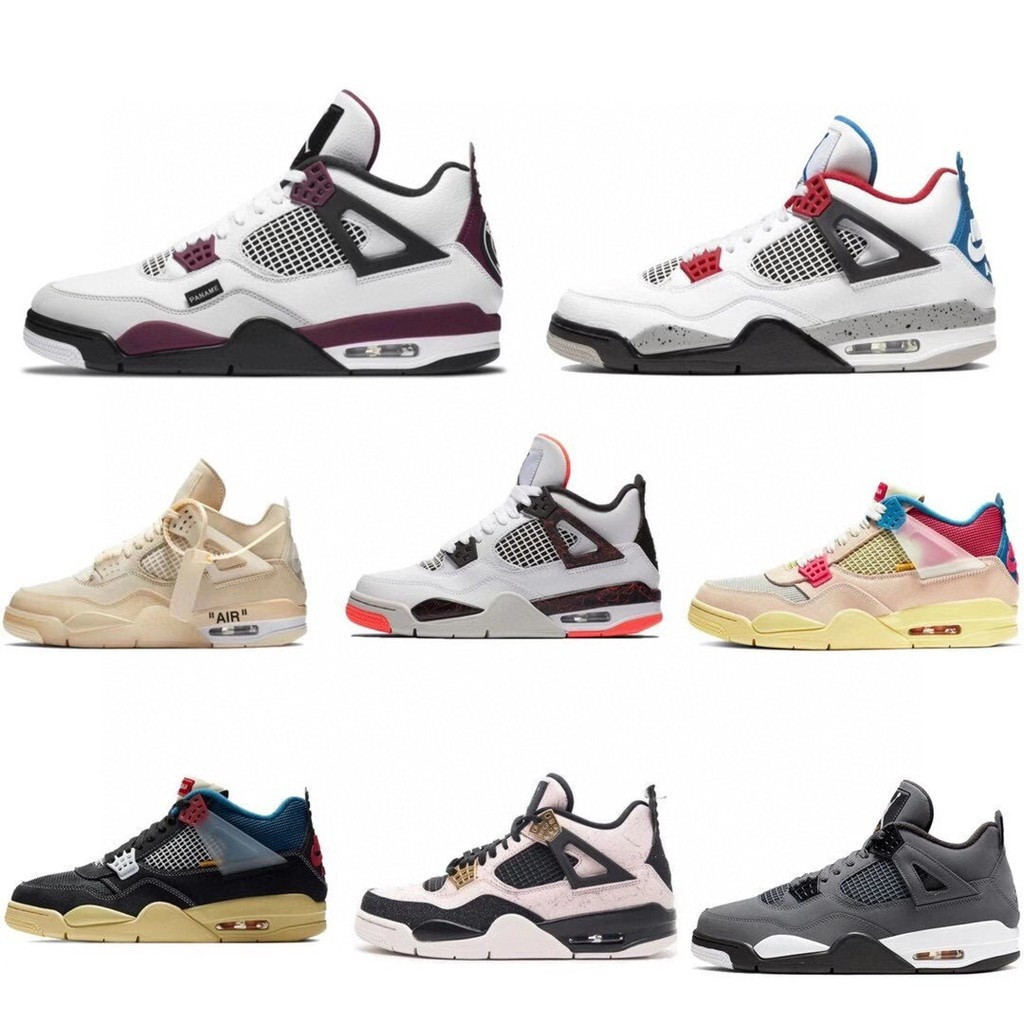 Airjordan 4 AJ4 RM ในรองเท้าผ้าใบ AJ4ย้อนยุคสบายฤดูใบไม้ผลิสวมใส่รองเท้าบาสเกตบอล5FH3 XDR ...
