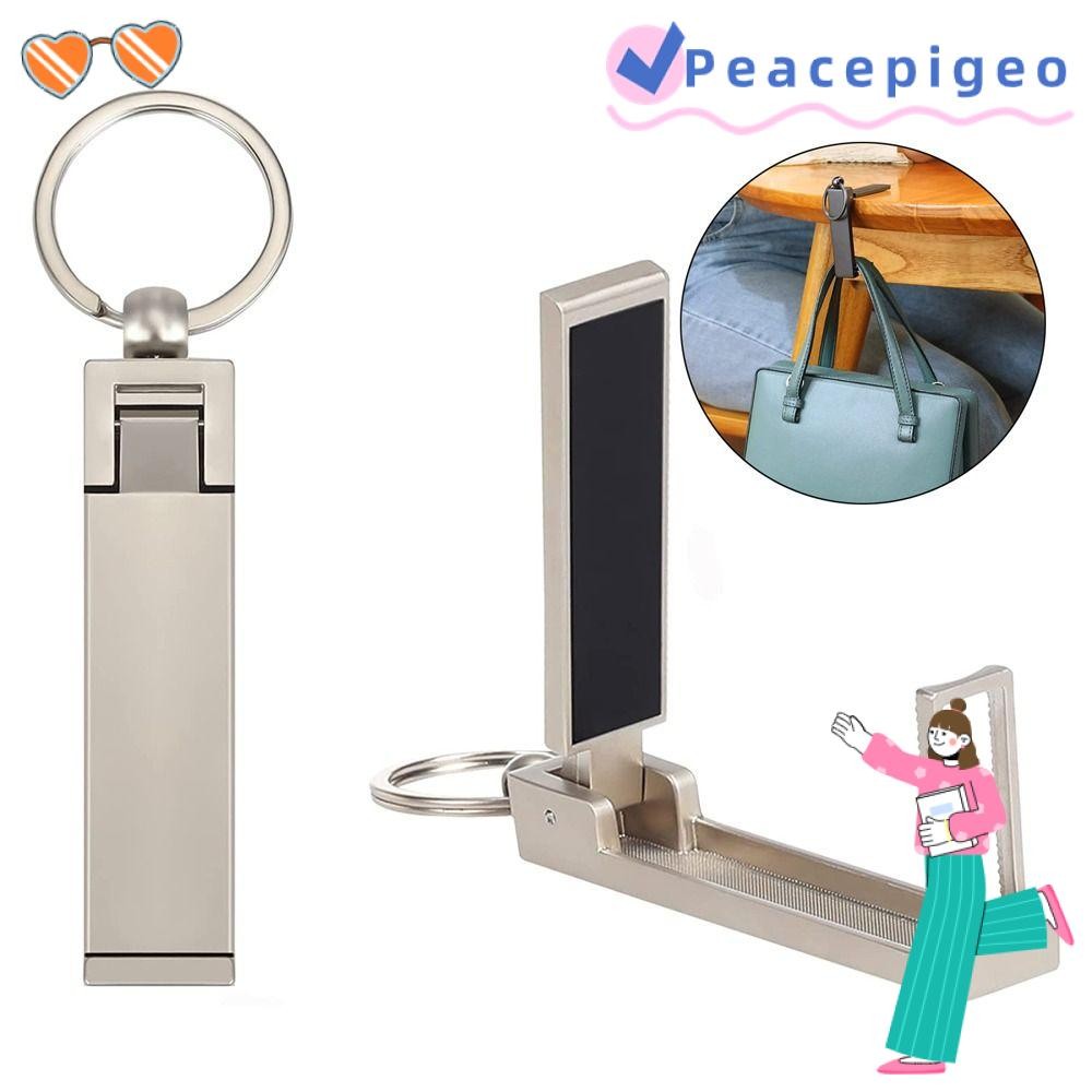 Peacepigeo ที่แขวนกระเป๋า, พร้อมพวงกุญแจพร้อมตะขอกระเป๋าแผ่นกันลื่น, มัลติฟังก์ชั่นพร้อมคาราบิเน ...
