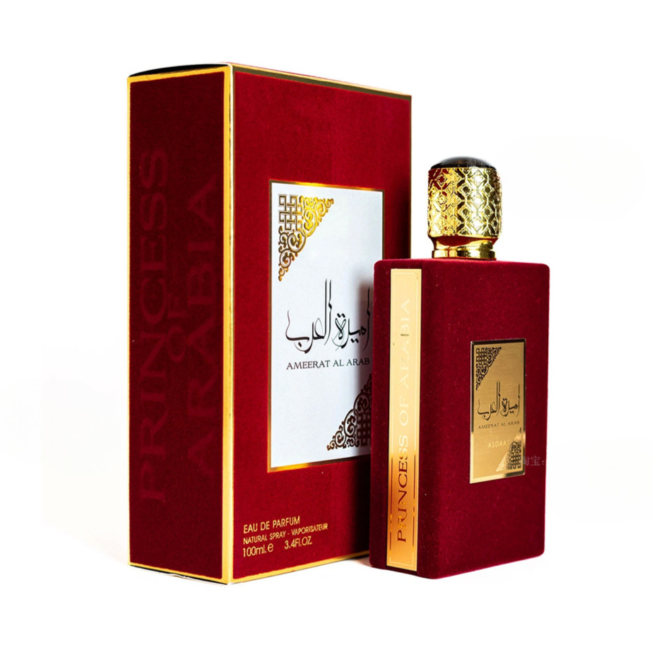น้ําหอม Lattafa ameera al arab jasmine rose musk ขวดสีแดง 100ml ...