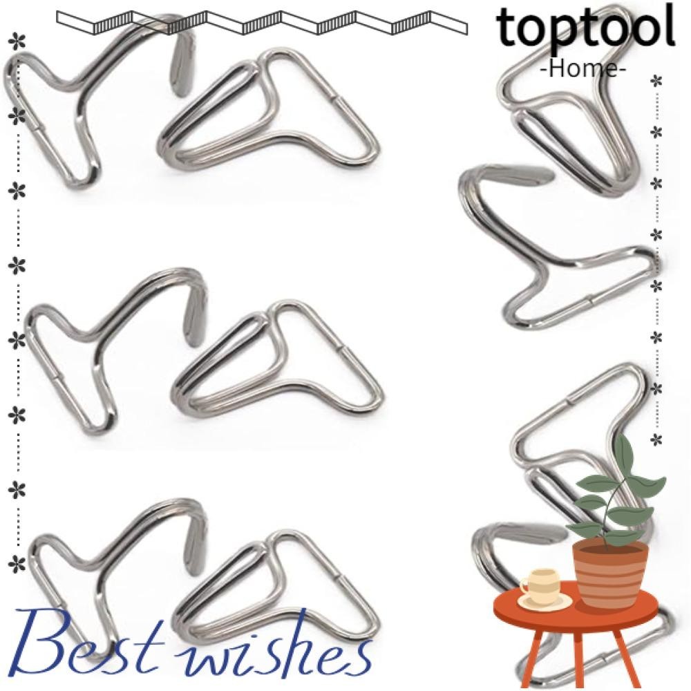 Toptool แหวนตะขอเหล็ก สีเงิน 25 มม. แบบเปลี่ยน สําหรับติดตั้งริบบิ้น | Shopee Thailand