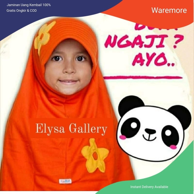 Original Vania Flower Ceplok Hijab ไซส์ S / Vania ประถมศึกษา & อนุบาล ...
