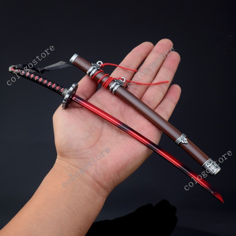 Sekiro: โมเดลอาวุธคอสเพลย์ Shadows Die Twice Red Mortal Blade พร็อพ ...