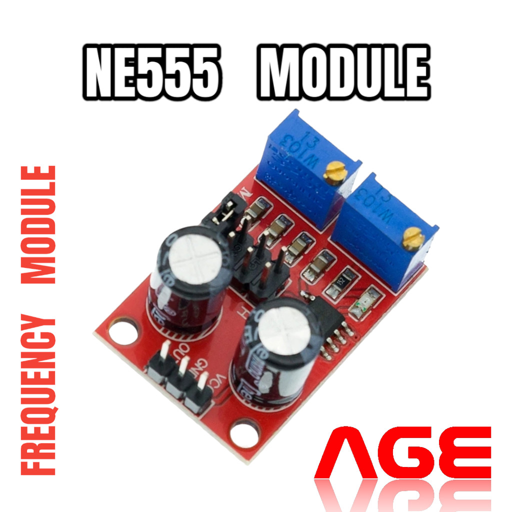 NE555 Module โมดูลสร้างสัญญาณสี่เหลี่ยม NE555 Adjustable Square Wave ...