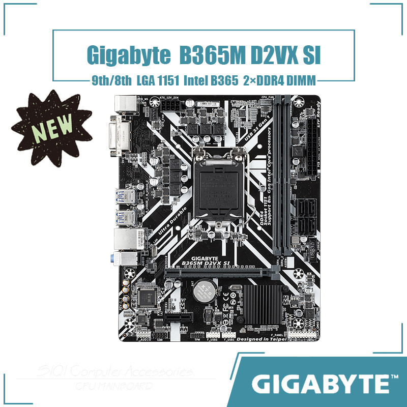 Gigabyte B365M D2VX SI เมนบอร์ด LGA 1151 2xDDR4 DIMM ใช้ Intel B365 ชิป ...