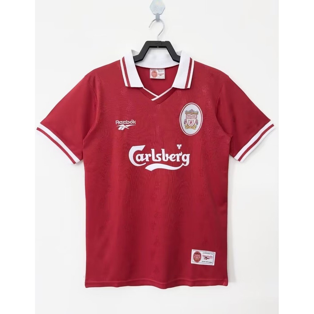 9697 Liverpool Home เสื้อฟุตบอลย้อนยุคคุณภาพสูงแขนสั้น | Shopee Thailand