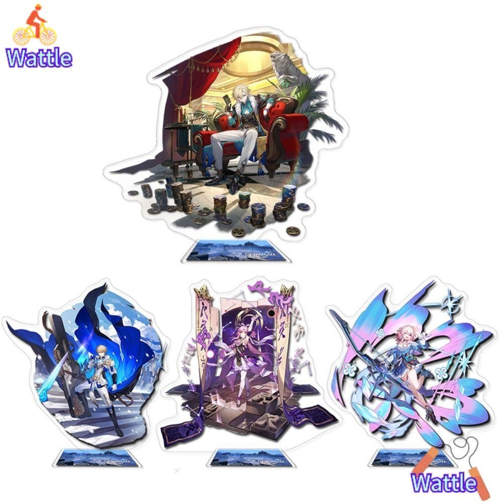 Wattle Anime Stand Model, Fu Xuan Aventurine Honkai Star Rail Figures ...