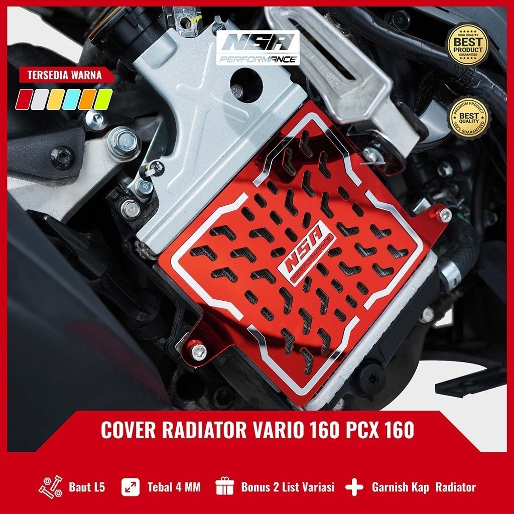 NSA RADIATOR COVER HONDA 160 TwoTone ฝาครอบหม้อน้ํา VARIO PCX NMAX ...