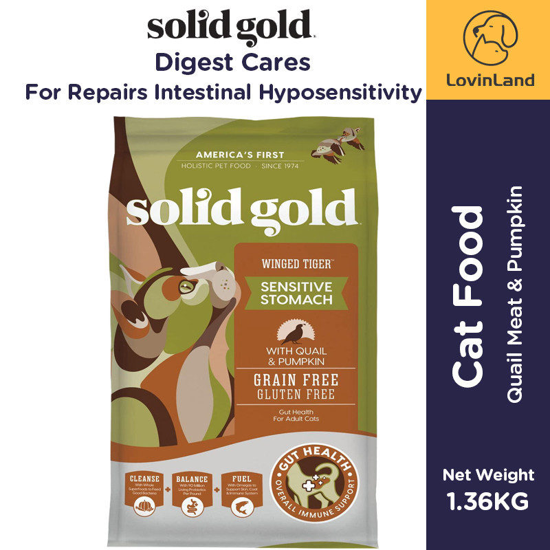 Solidgold ประกอบด ้ วยเนื ้ อนกกระทาและอาหารแมวฟักทองปราศจากกลูเตนง ่ ายต ่ อการย ่ อยอาหารดูแล ...