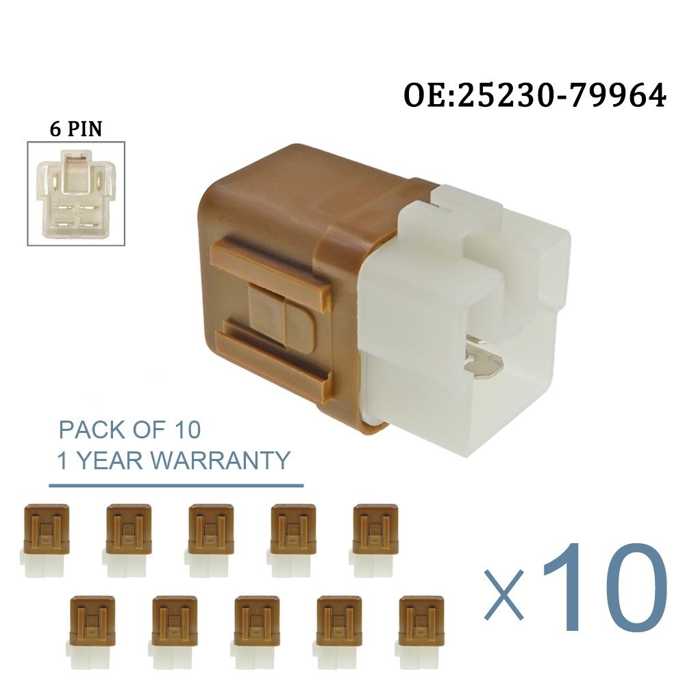 สวิตช์รีเลย์อเนกประสงค์ 6Pin 12V รีเลย์ใหม่เหมาะกับ Nissan Infiniti ...