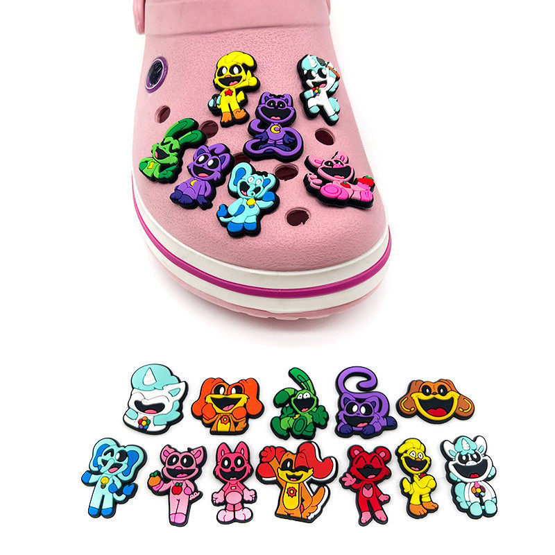การ์ตูน Poppy Playtime croc jibits ยิ้ม Critters jibits Charm อะนิเมะ ...