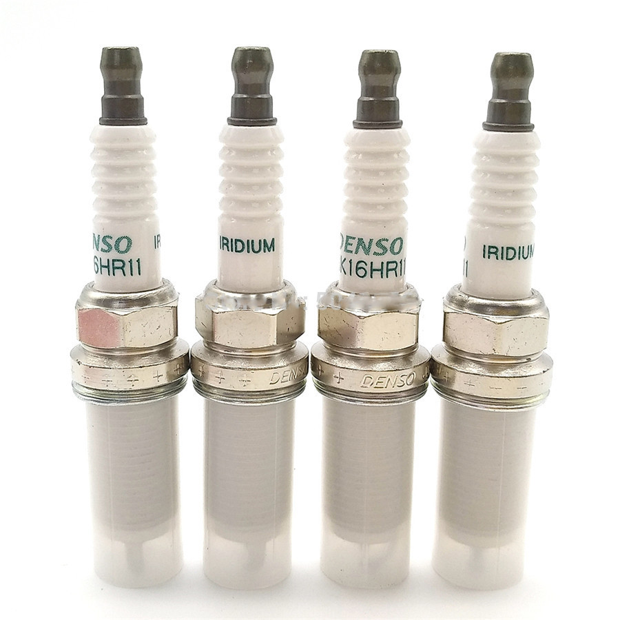 หัวเทียนอิริเดียม 4 ชิ้นสําหรับ Toyota Camry RAV4 Scion Lexus 90919 ...