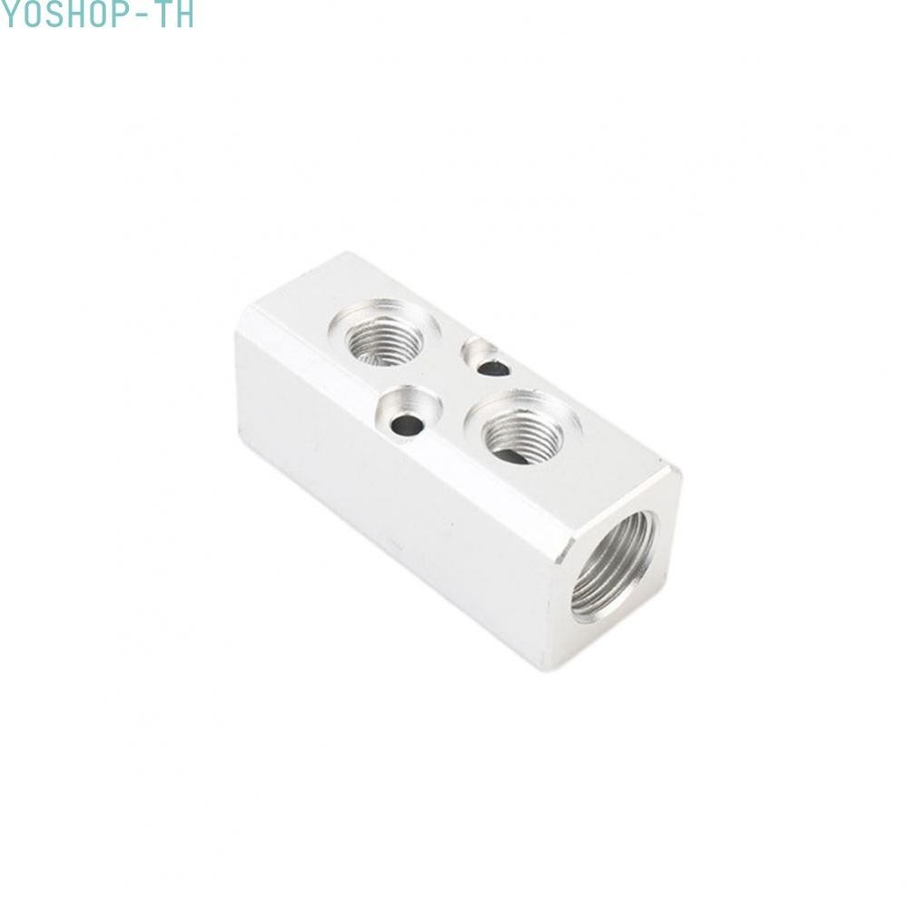 Manifold Blocks Smooth Splitter อลูมิเนียม Anti Oxidation สะดวก Fitting ...
