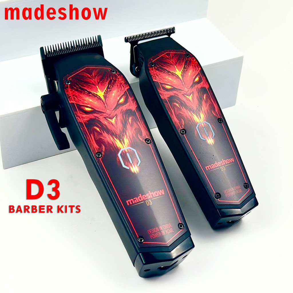 Madeshow D3 Professional Hair Clipper ผมชุดทริมเมอร์ 7200rpm ตัดผมร้าน ...