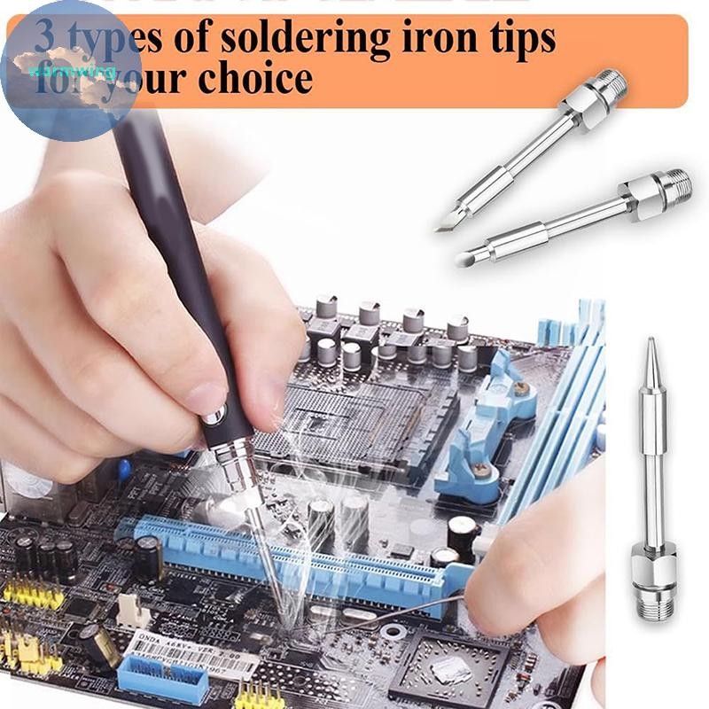 Warmwing 510 อินเทอร์เฟซหัวหัวแร้งมินิแบบพกพาหัวแร้งอุปกรณ์เสริมเครื่องมือ USB Solder Tip TH ...