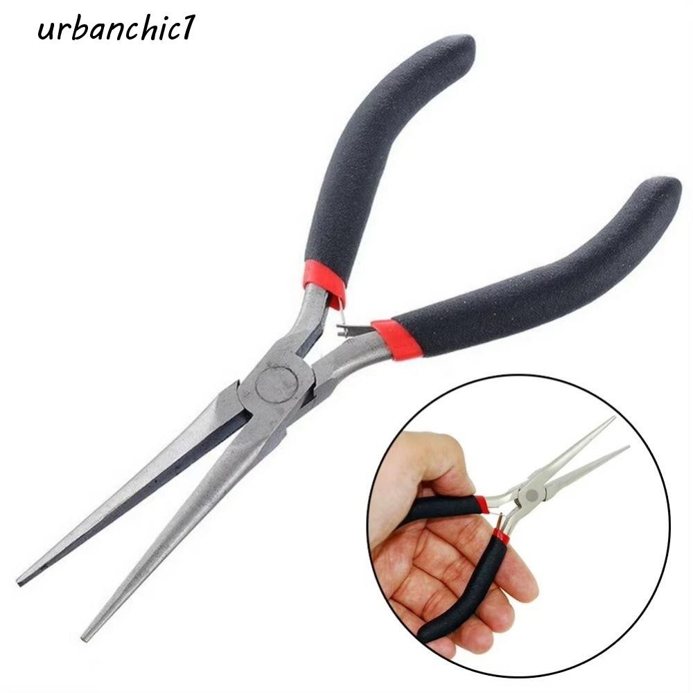 Urbanchic คีมจมูกเข็ม, Precision Clamping Long Nose Plier, Multi Functional 150 มม.คีมลวดเหล็ก ...