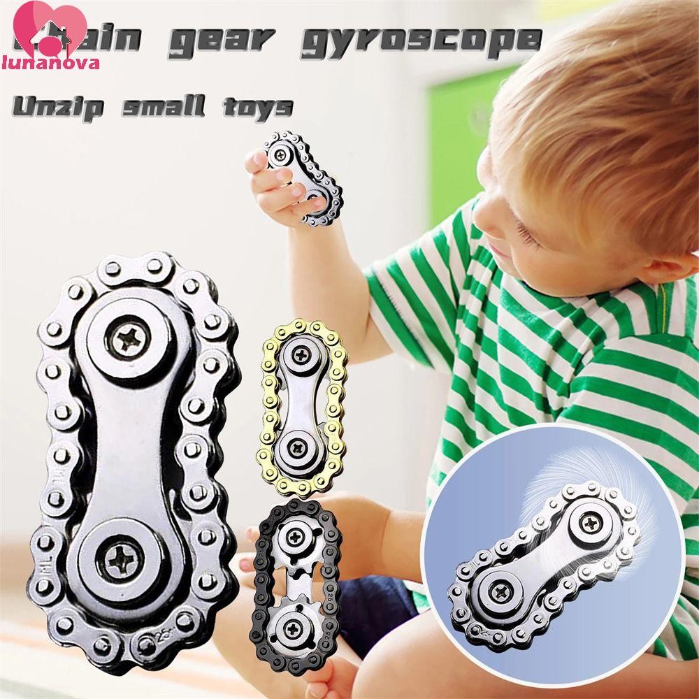 Lunanova Antistress Gear Chain Anti-stress Flywheel Chains ของเล่น ...