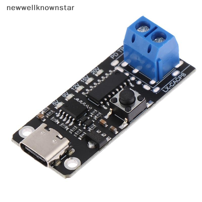 Newwellknownstar 100W 5A Fast Quick Charging Board Type-C USB C QC PD Decoy Trigger โมดูลความ ...