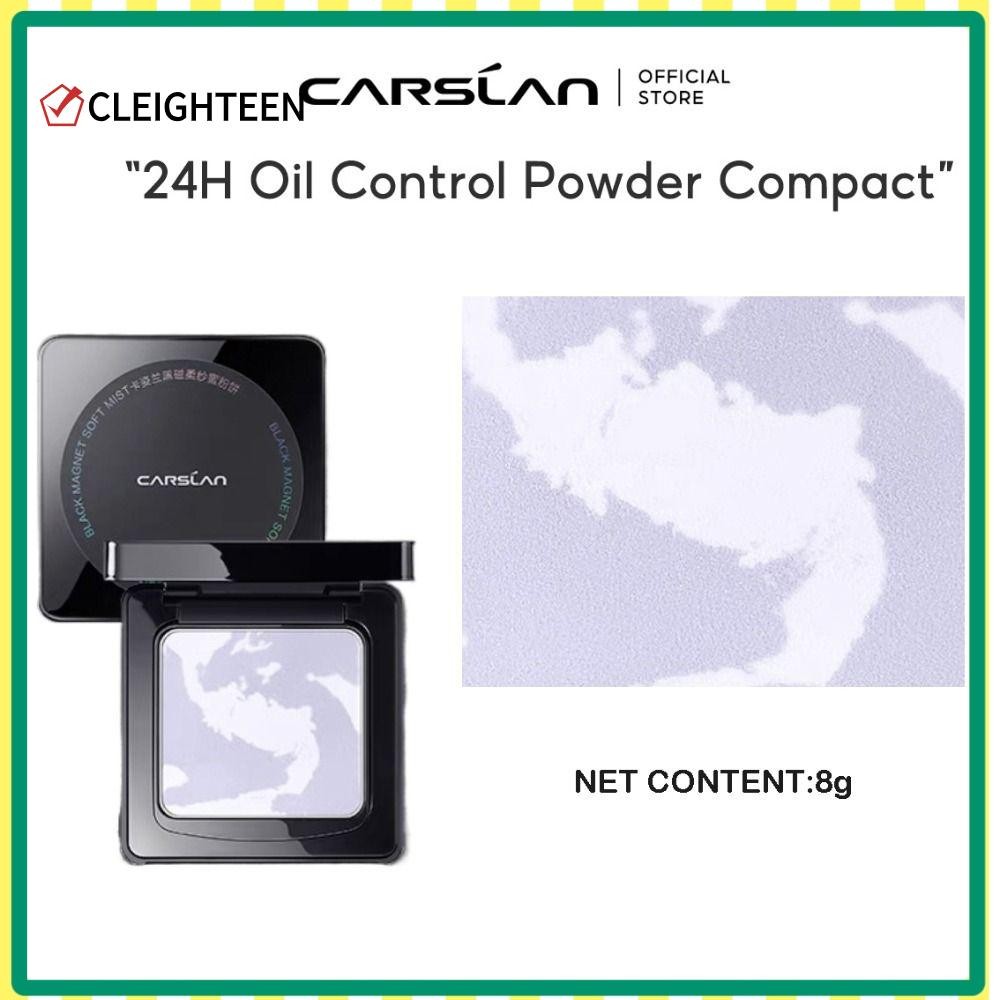 Cleighteen Pressed Setting Powder, CARSLAN 24H Long Lasting Oil Control ...
