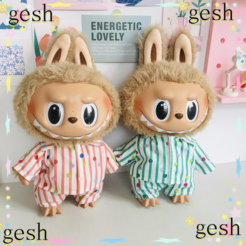 Gesh1 Labubu เสื้อ, 37 ซม. Labubu Handmade Labubu กางเกงขาสั้น, Vintage ...