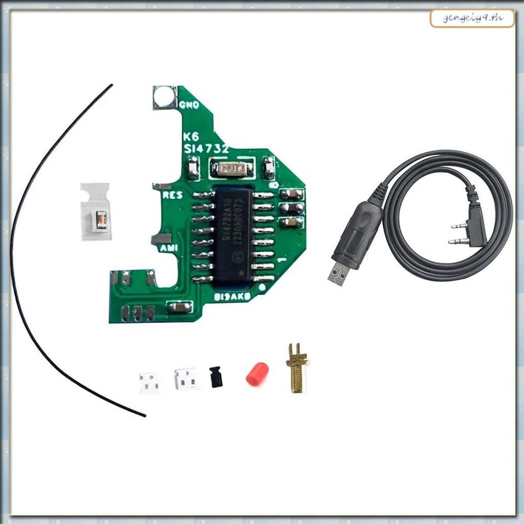 [ZBM] Si4732 โมดูลการปรับเปลี่ยนและคริสตัล Oscilator + สาย Programming ...