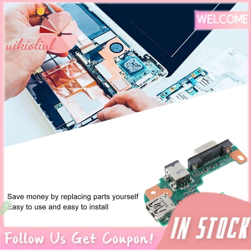 {Uikioliu } บอร์ดพาวเวอร์แล็ปท็อปในตัว USB VGA แบบเปลี่ยน สําหรับ Dell P17F N5110 V3550 M5110 ...