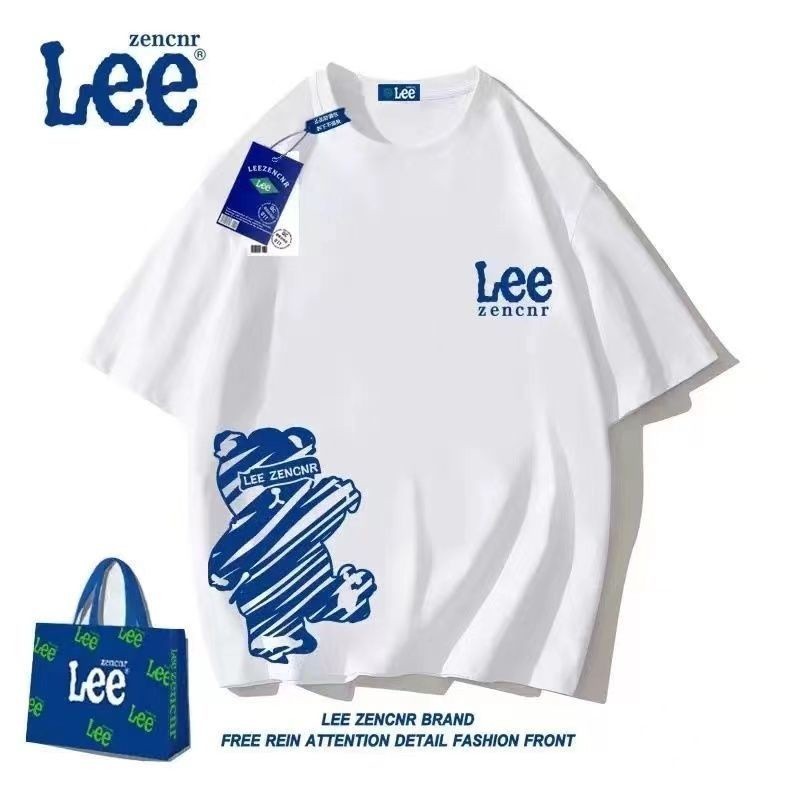 2024 Lee NASA เสื้อยืดโอเวอร์ไซส์ผู้ชาย ผู้หญิง คอกลม แขนสั้น #0060 ...