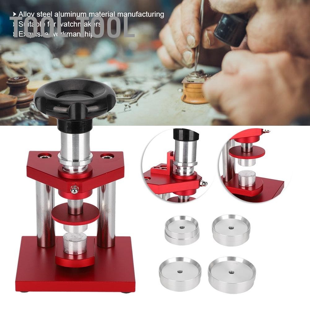 Tool Watch Back Case Closer นาฬิกาฝาหลังเครื่องมือกดพร้อมอลูมิเนียม 4 ...