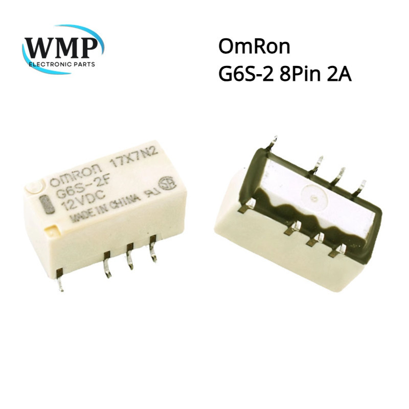 Original OmRon รีเลย ์ G6S-2 8Pin 2A G6S-2-5V G6S-2-12V G6S-2-24VDC ใหม ...