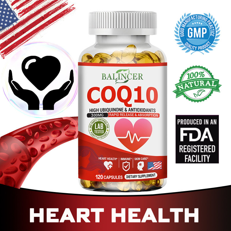 Coq10 300 Mg - Coenzyme Q10 อาหารเสริม เพื่อสุขภาพหัวใจ พลังงาน ต้าน ...